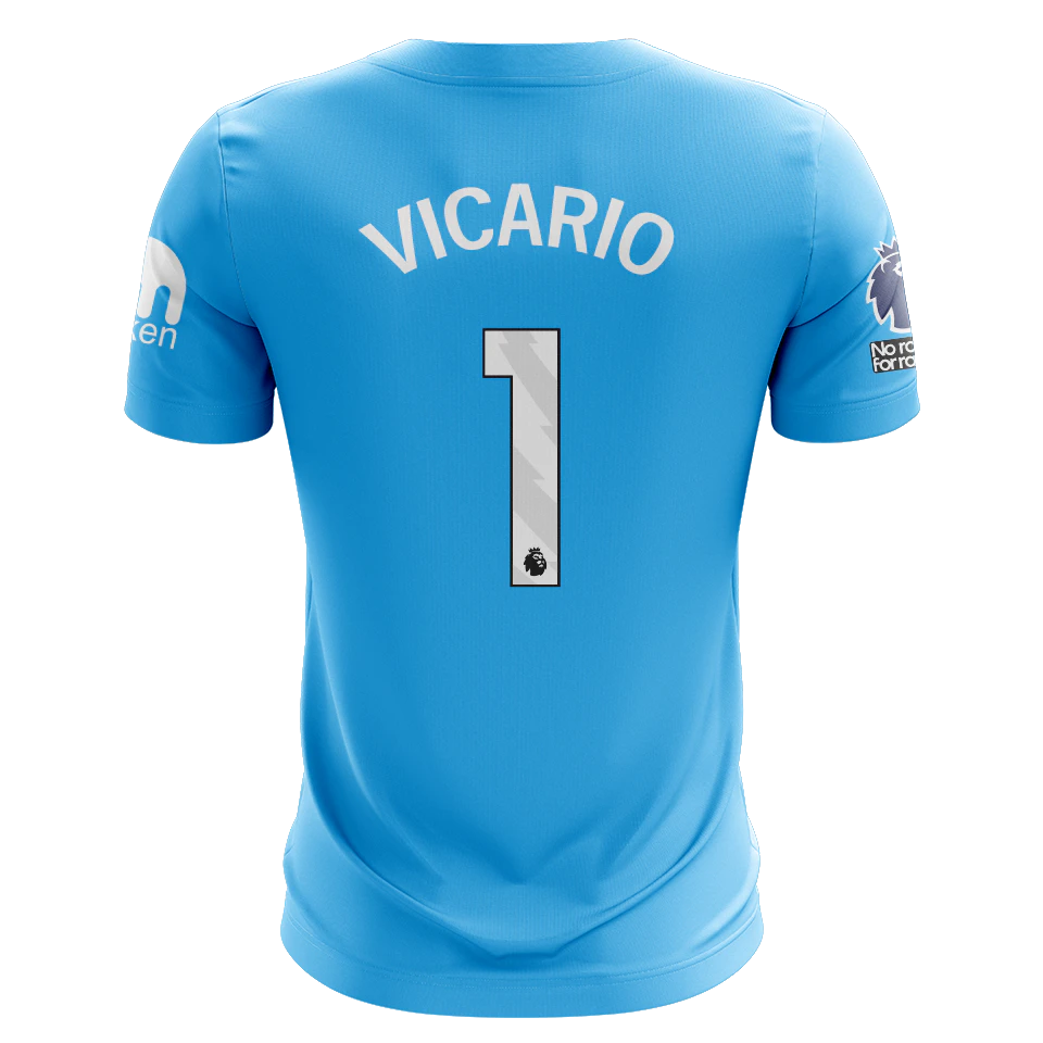 Guglielmo Vicario Tottenham Hotspur West Ham United MatchWornShirt guglielmo-vicario-tottenham-hotspur-west-ham-united-matchwornshirt