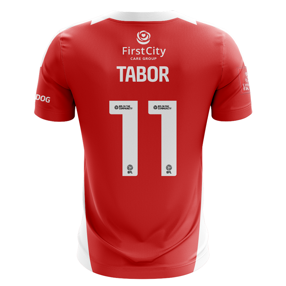Jake Tabor | Swindon Town - Bolton Wanderers | MatchWornShirt