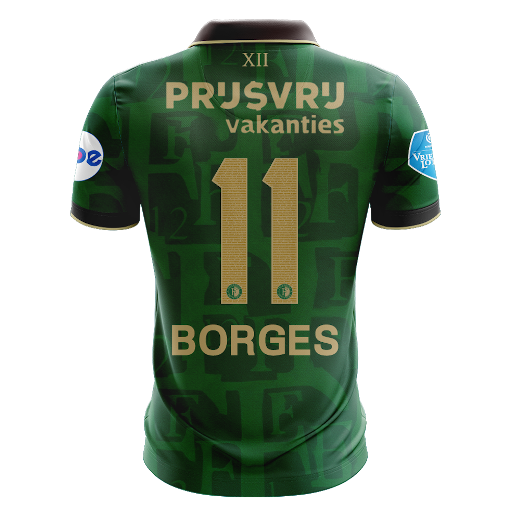 Gonçalo Oscar Albuquerque Borges | PSV - Feyenoord | MatchWornShirt