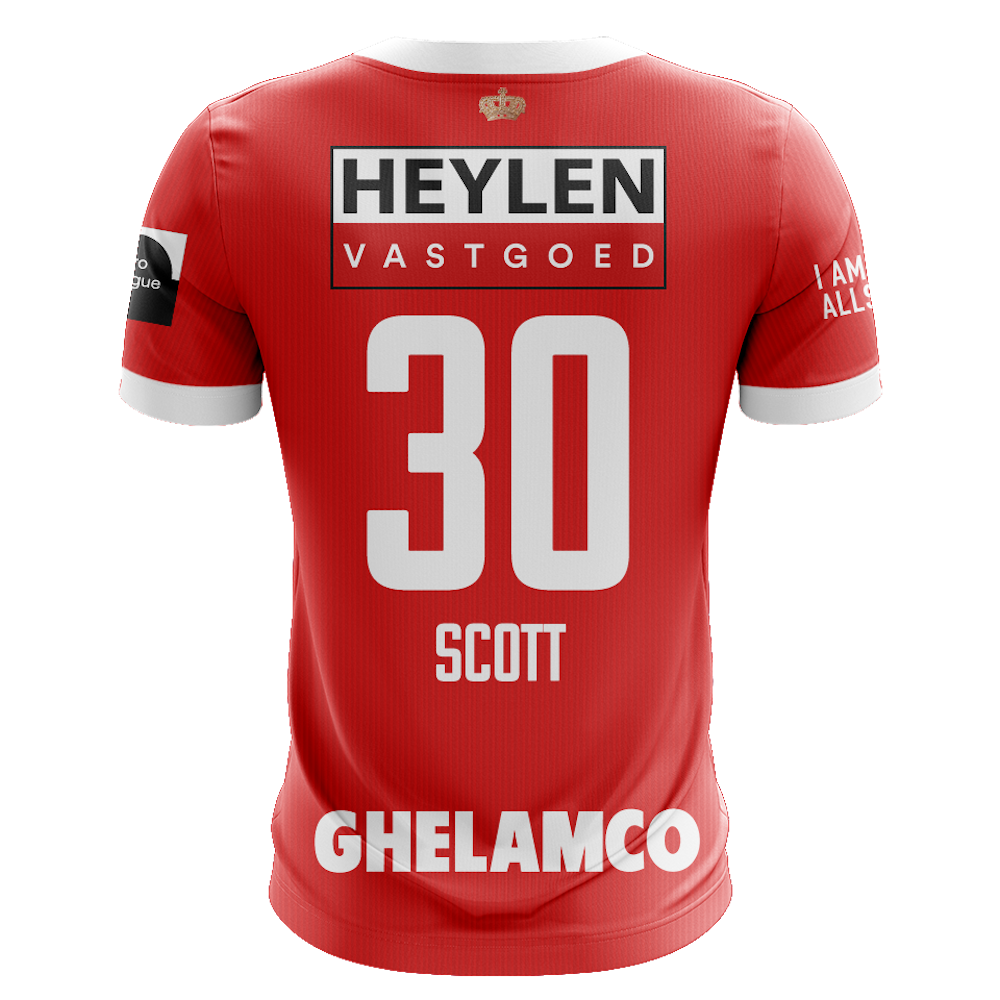 Christopher Gavin Scott | Dender - Royal Antwerp FC | MatchWornShirt