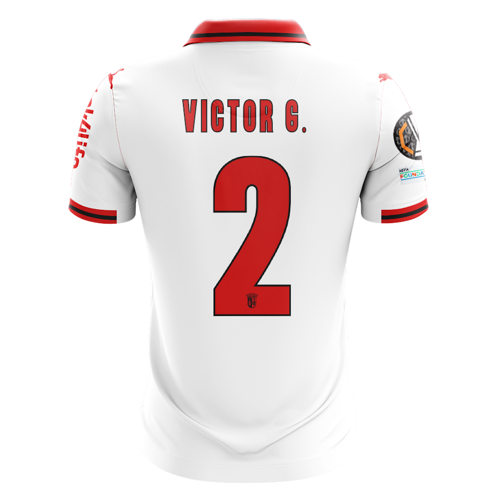 Víctor Gómez | Go Ahead Eagles - SC Braga | MatchWornShirt