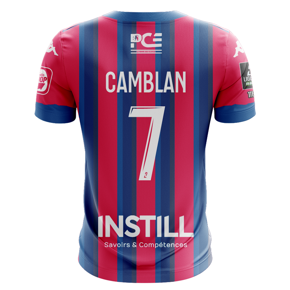 Axel Camblan | Clermont Foot 63 - Stade de Reims | MatchWornShirt