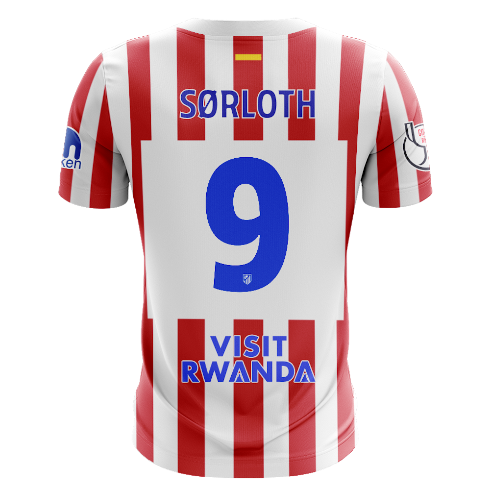 Alexander Sørloth | RC Deportivo - Atlético de Madrid | MatchWornShirt