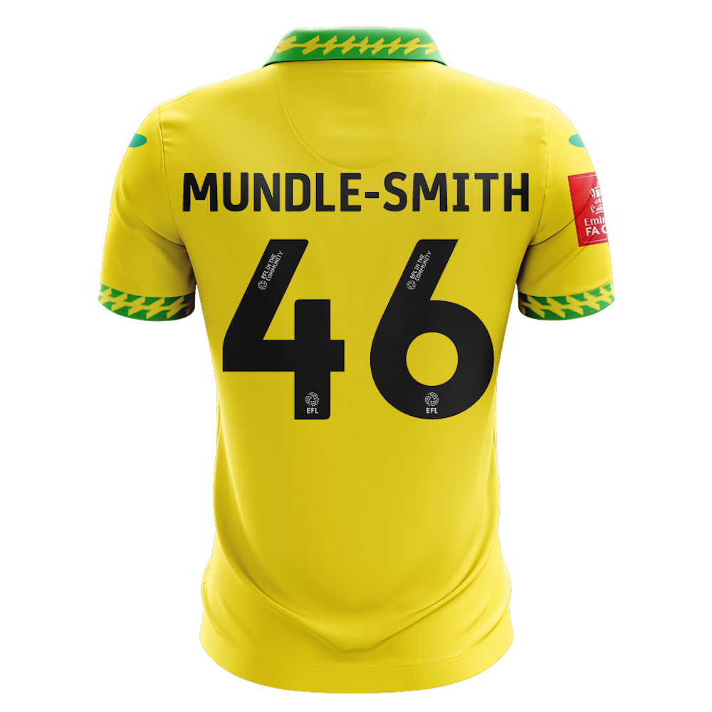 Errol Mundle-Smith | Norwich City - Walsall | MatchWornShirt