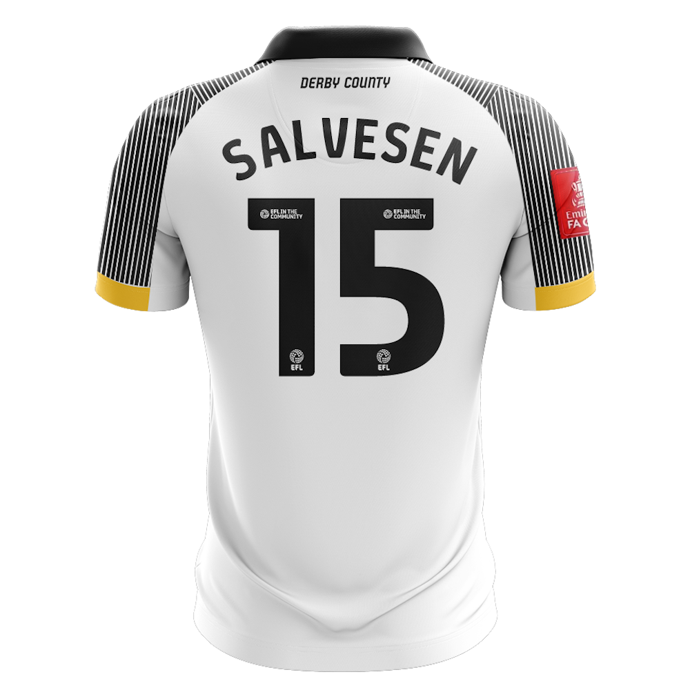 Lars-Jørgen Salvesen | Derby County - Leeds United | MatchWornShirt