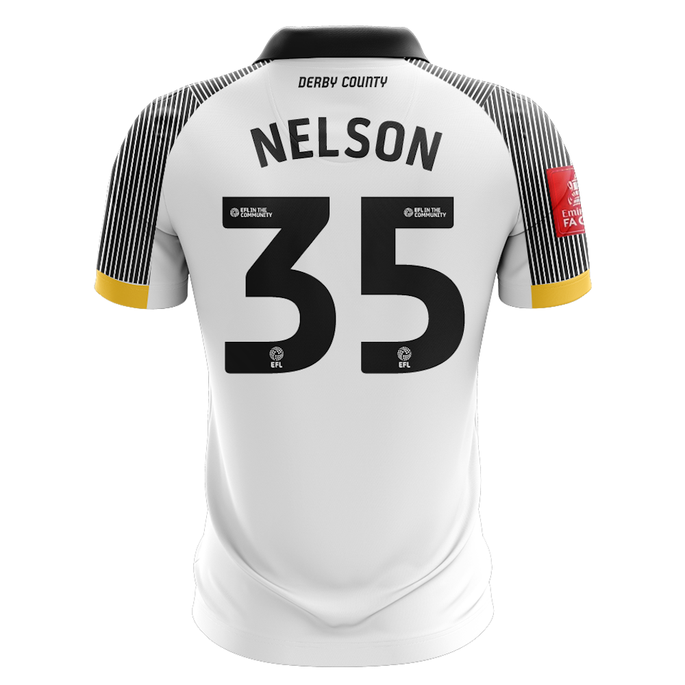 Curtis Nelson | Derby County - Leeds United | MatchWornShirt