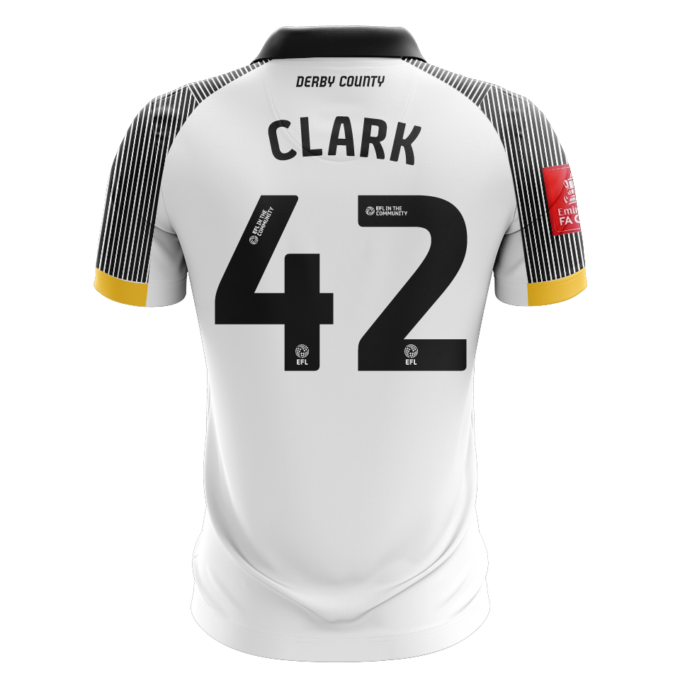 Bobby Clark | Derby County - Leeds United | MatchWornShirt