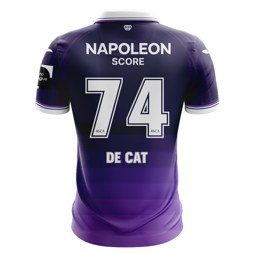 Nathan De Cat | RSC Anderlecht - KAA Gent | MatchWornShirt