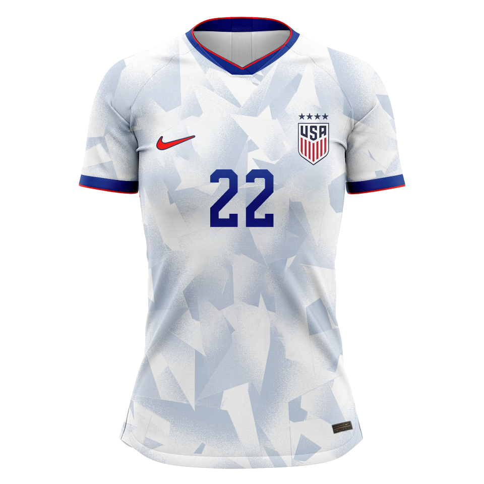 Yazmeen Ryan | United States W - Chile W | MatchWornShirt