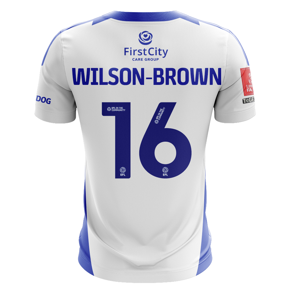 Thomas Wilson-Brown | Salford City - Swindon Town | MatchWornShirt