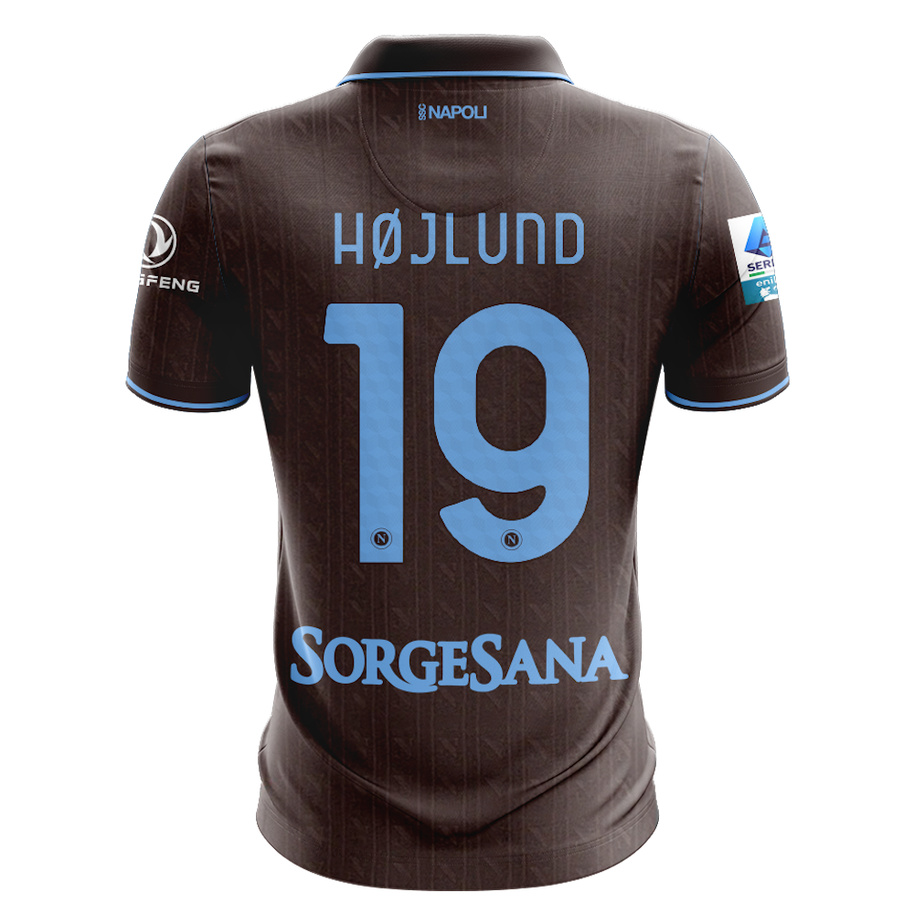 Rasmus Højlund | Juventus FC - Napoli | MatchWornShirt
