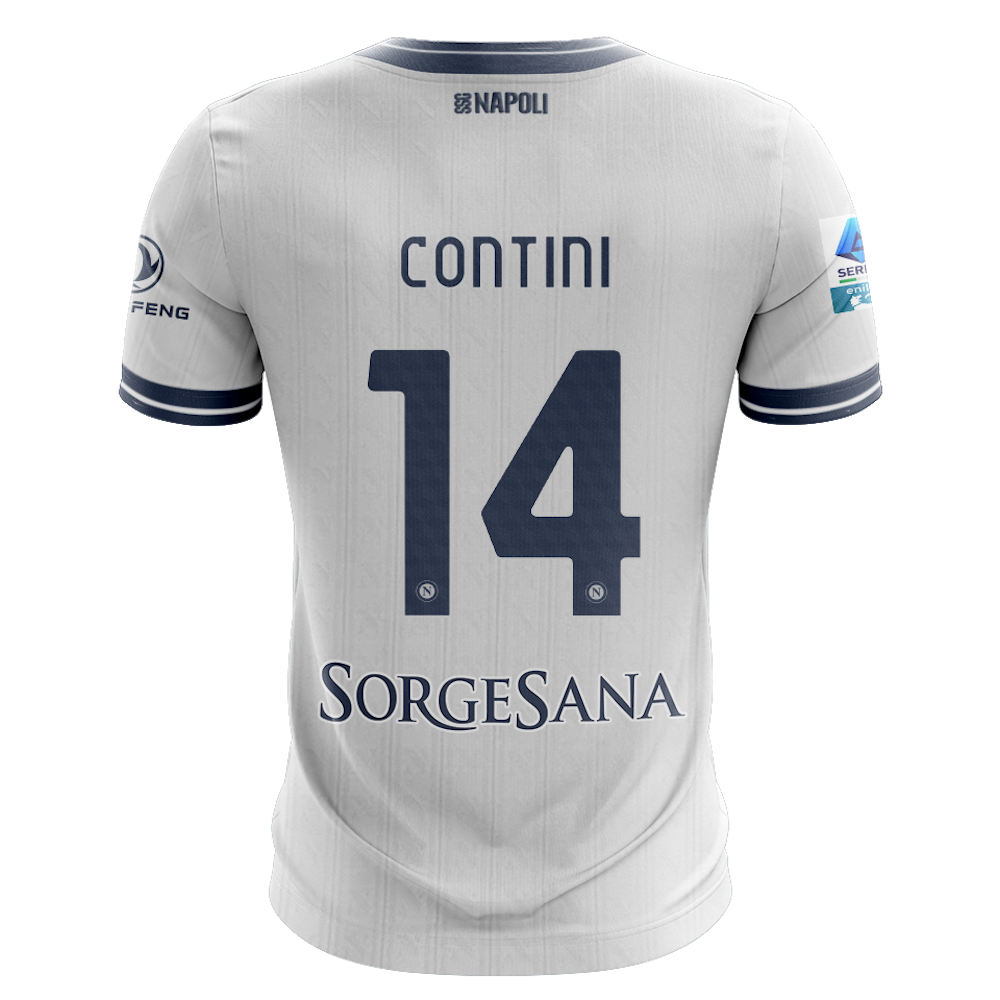 Nikita Contini Baranovsky | Napoli - Fiorentina | MatchWornShirt