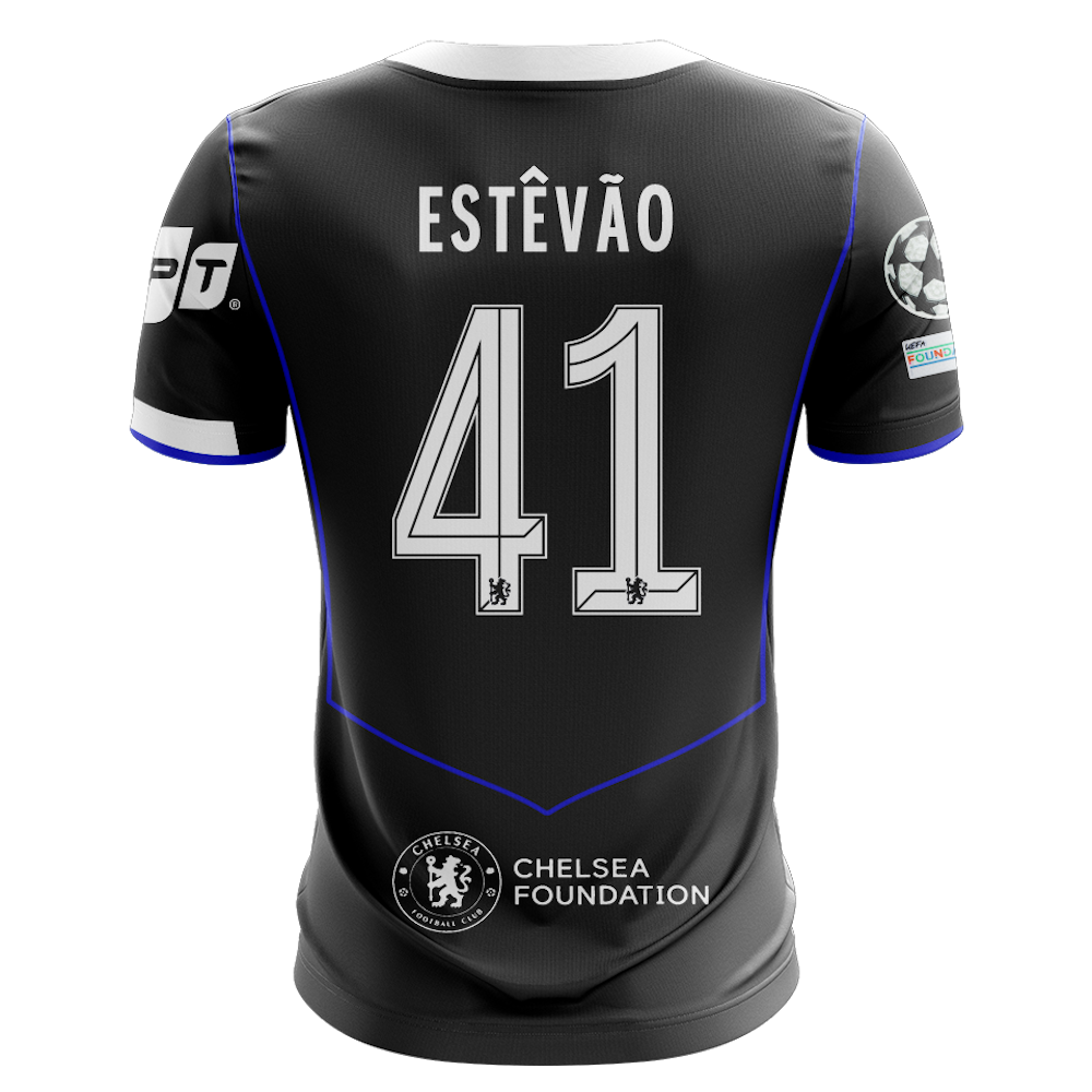 Estêvão | Napoli - Chelsea | MatchWornShirt