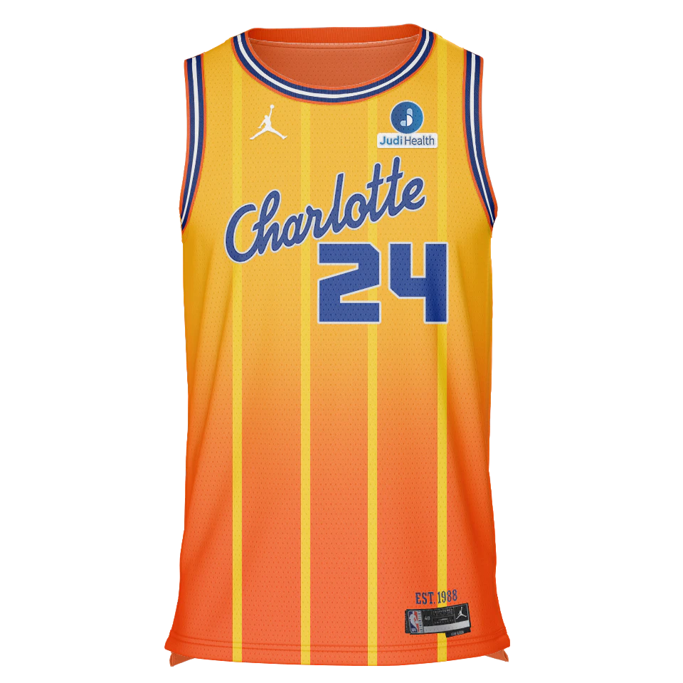 Brandon Miller | Charlotte Hornets - San Antonio Spurs | MatchWornShirt
