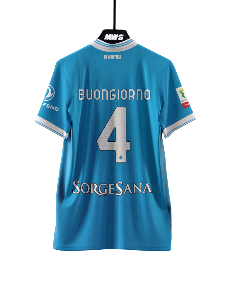 Alessandro Buongiorno | SSC Napoli - Como 1907 | MatchWornShirt