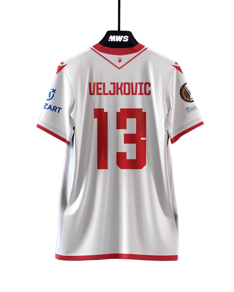 Milos Veljkovic | LOSC Lille - FK Crvena zvezda | MatchWornShirt