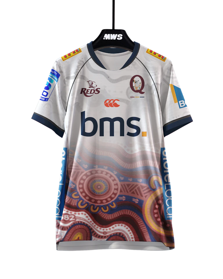 Massimo De Lutiis | Queensland Reds - Fijian Drua | MatchWornShirt