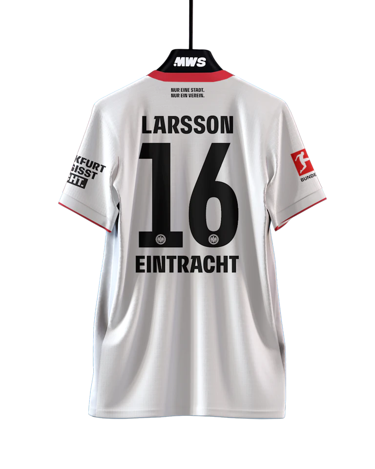 Hugo Larsson | Eintracht Frankfurt - FC Köln | MatchWornShirt