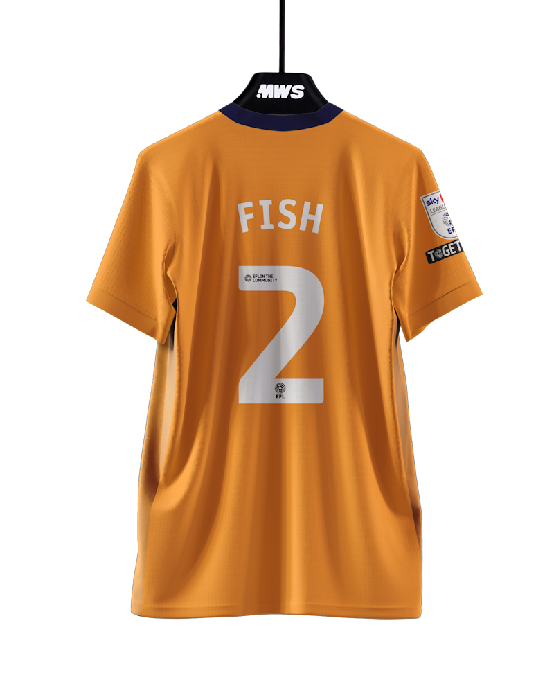 William Fish | Peterborough United - Cardiff City FC | MatchWornShirt
