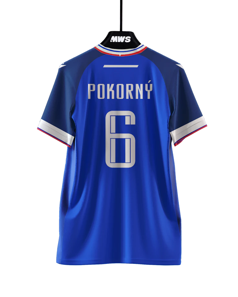 Peter Pokorny | Slovakia - Montenegro | MatchWornShirt