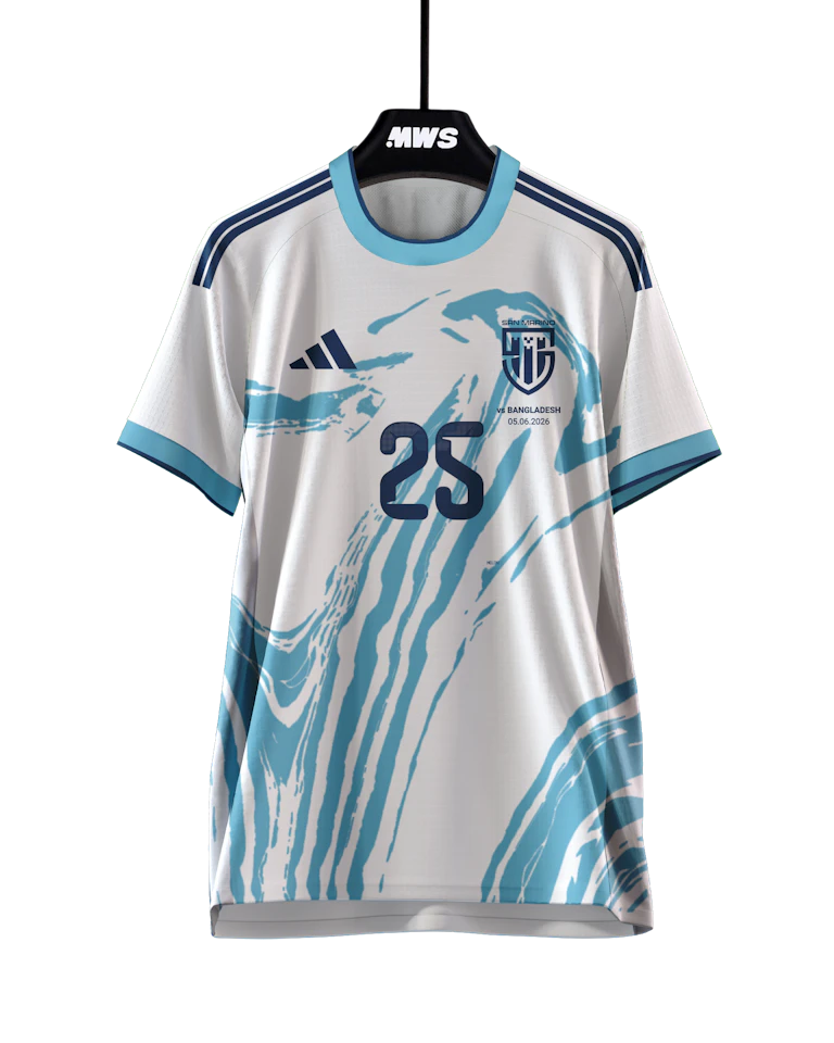 Cristian Meloni | San Marino - Bangladesh | MatchWornShirt
