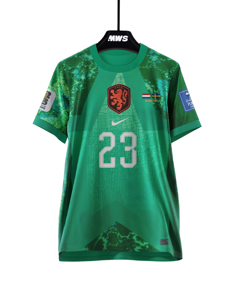 Mark Flekken | Netherlands - Sweden | MatchWornShirt