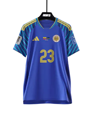 Riechedly Bazoer | Ecuador - Curacao | MatchWornShirt