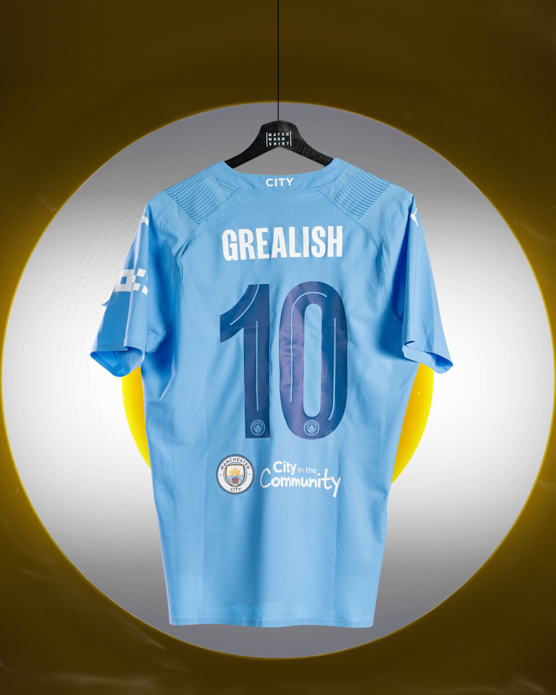 Jack Grealish | Manchester City | MatchWornShirt