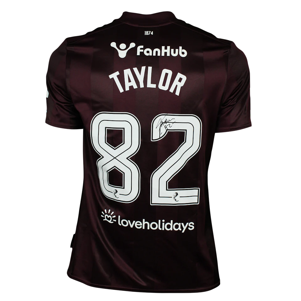 Gerald Taylor | Heart of Midlothian - Tottenham Hotspur | MatchWornShirt