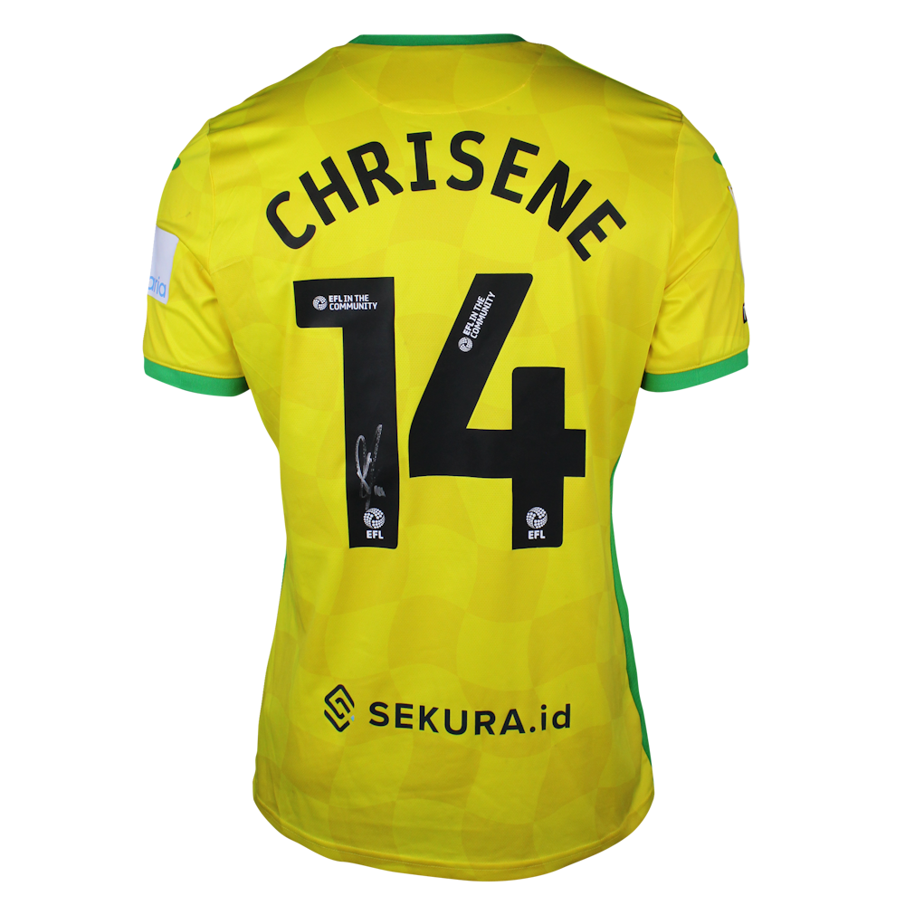 Benjamin Chrisene | Norwich City - Sheffield United | MatchWornShirt