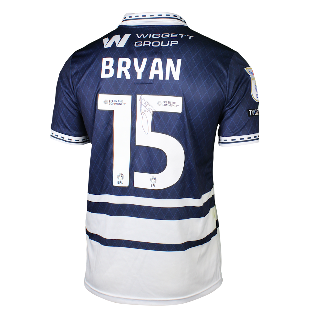 Joe Bryan | Millwall | Millwall - Sheffield Wednesday | MatchWornShirt