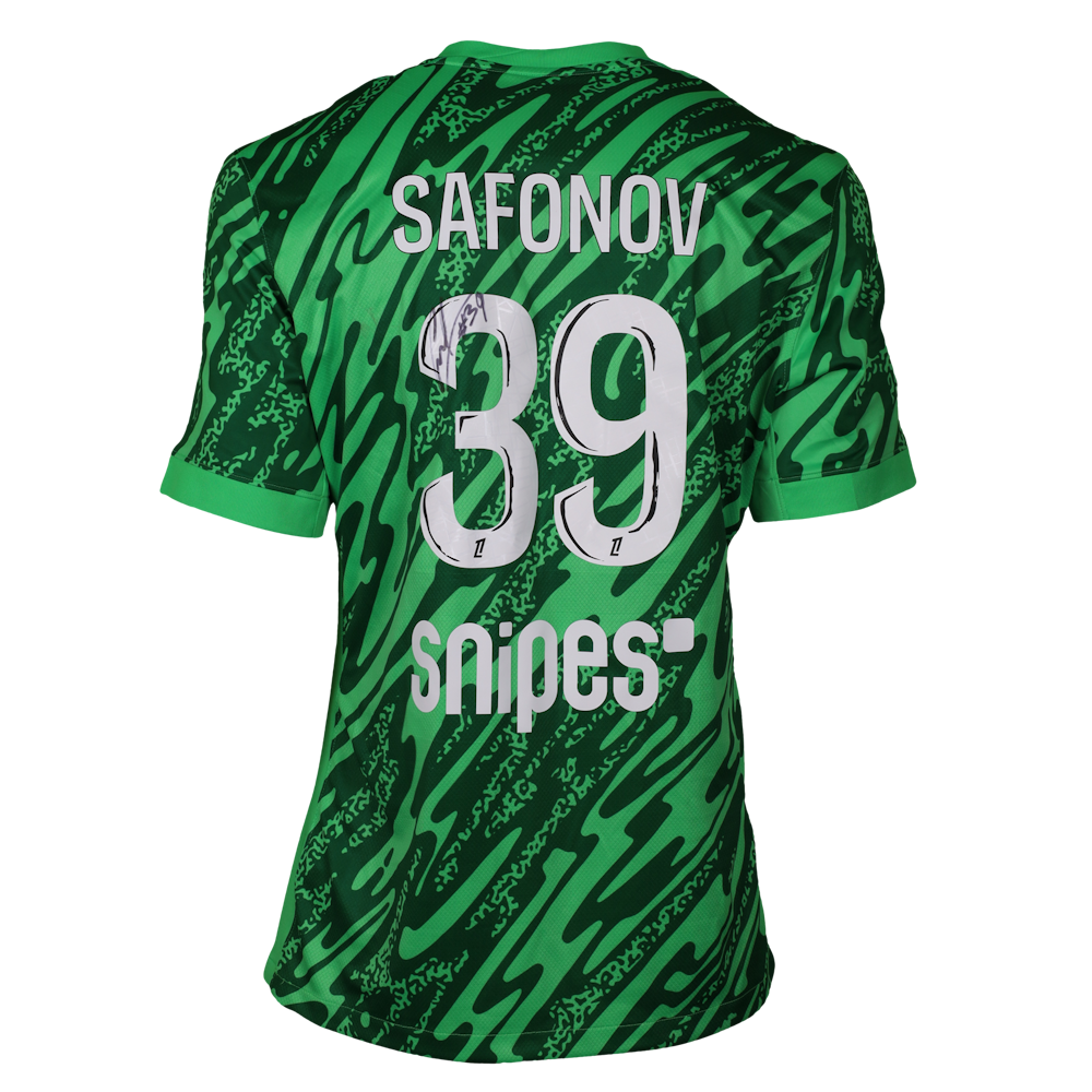 Matvey Safonov | Paris Saint-Germain | OGC Nice - Paris Saint-Germain | MatchWornShirt