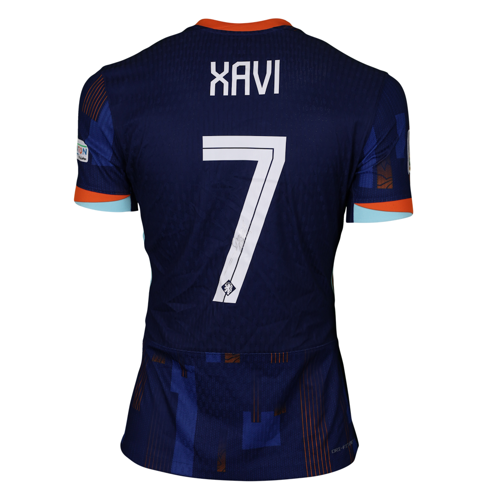 Xavi Simons | Hungary - Netherlands | MatchWornShirt