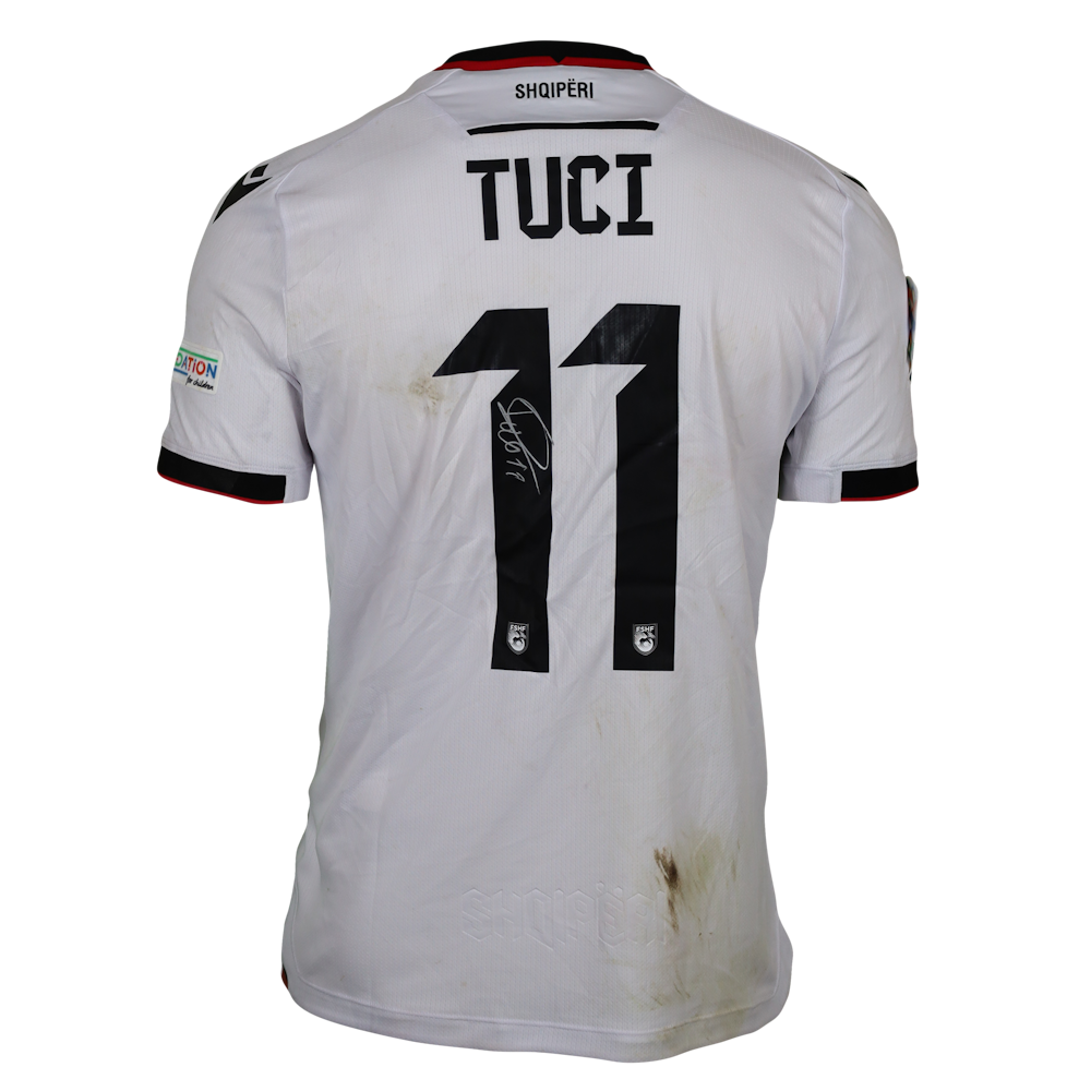 Indrit Tuci | Georgia - Albania | MatchWornShirt