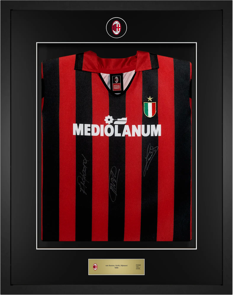 The Dutch Trio Signed - AC Milan 88/89 | Frame The Game