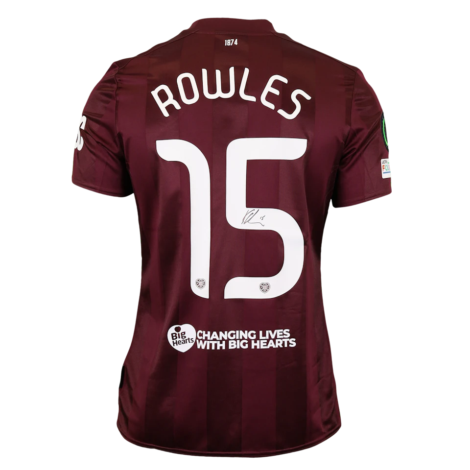 Kye Rowles | Heart of Midlothian - Heidenheim | MatchWornShirt