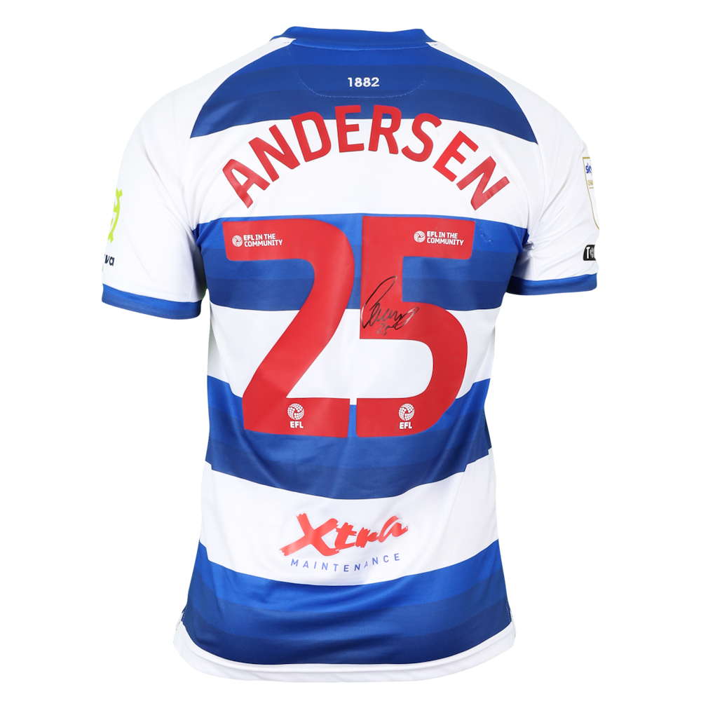 Lucas Andersen | Queens Park Rangers - Norwich City | MatchWornShirt