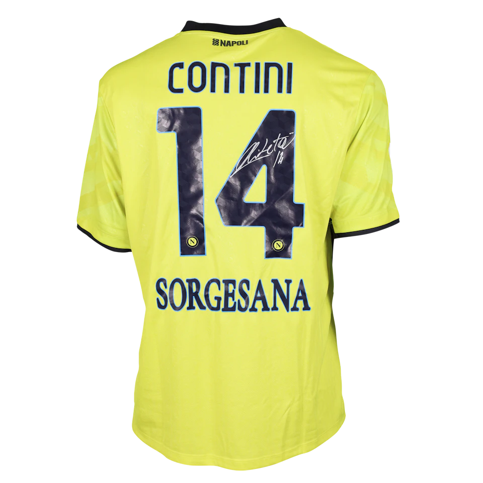 Nikita Contini Baranovsky | Napoli | Udinese - Napoli | MatchWornShirt