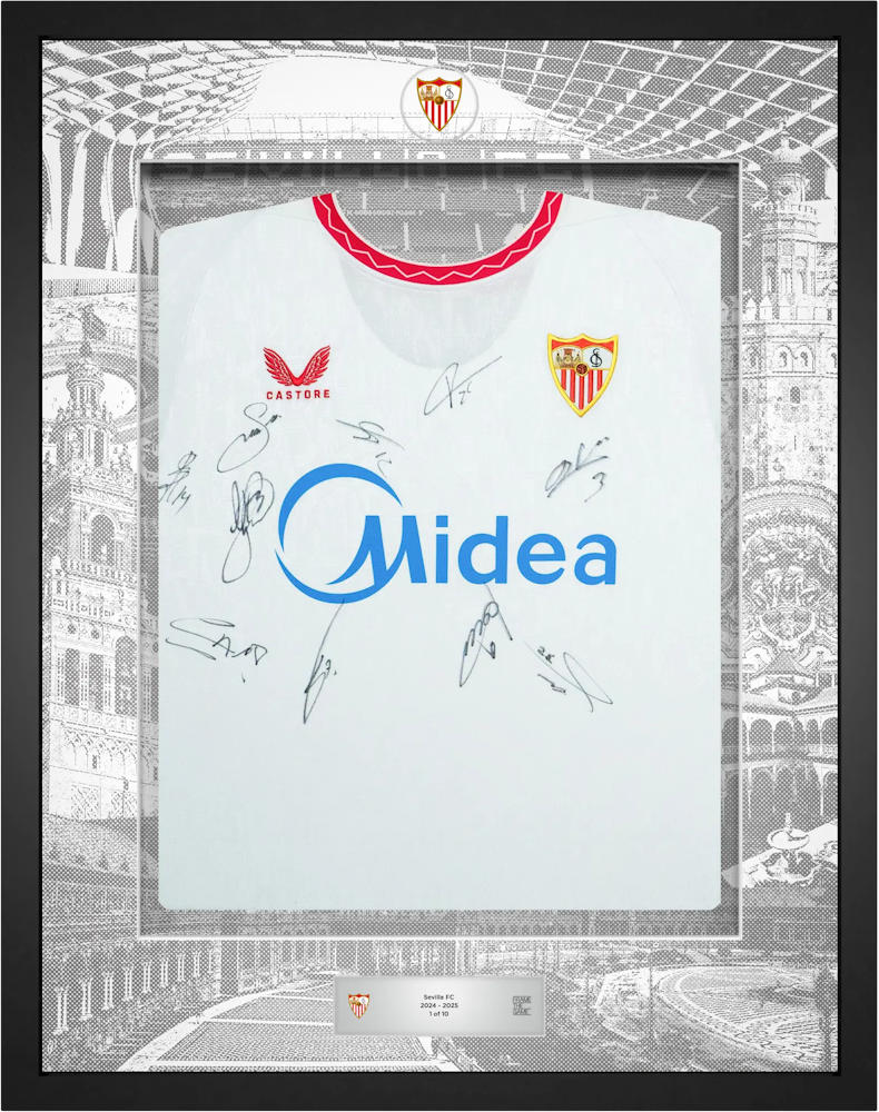 Squad Signed Sevilla FC - Siempre Sevilla | Frame The Game