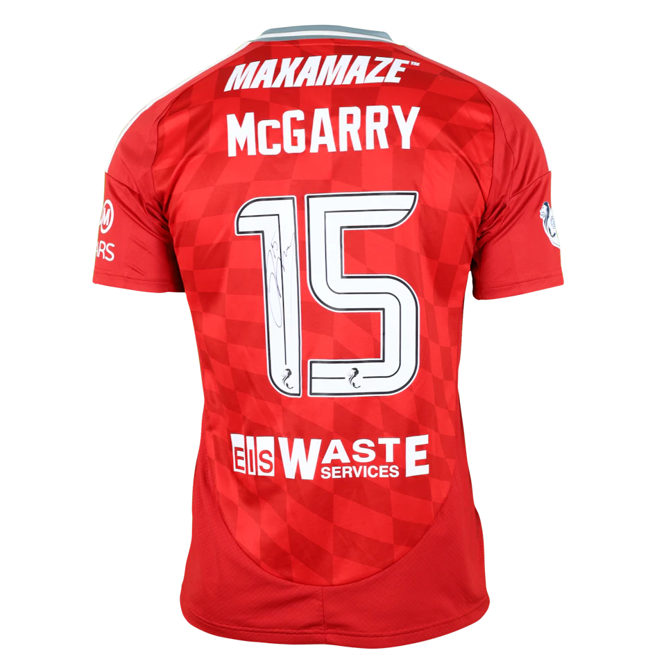 James Robert Mcgarry | Rangers - Aberdeen | MatchWornShirt