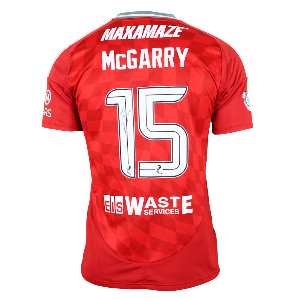 James Robert Mcgarry | Rangers - Aberdeen | MatchWornShirt