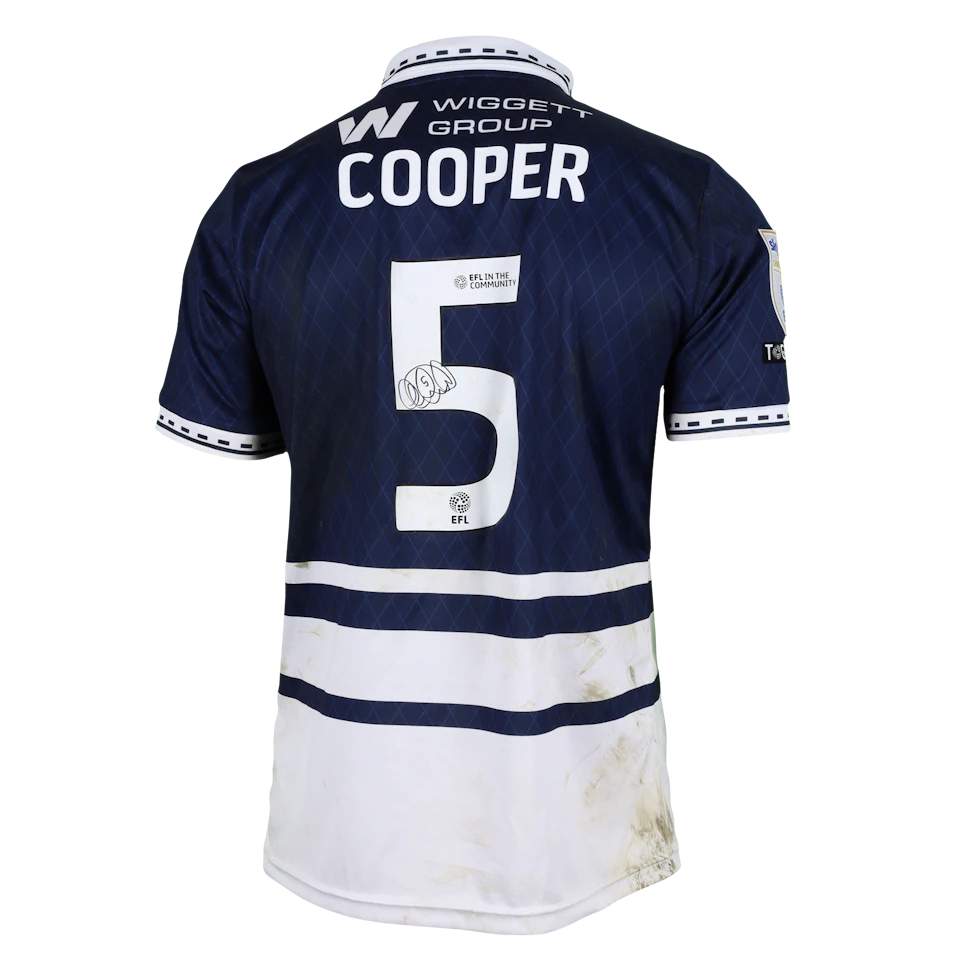 Jake Cooper | Millwall - Cardiff City FC | MatchWornShirt