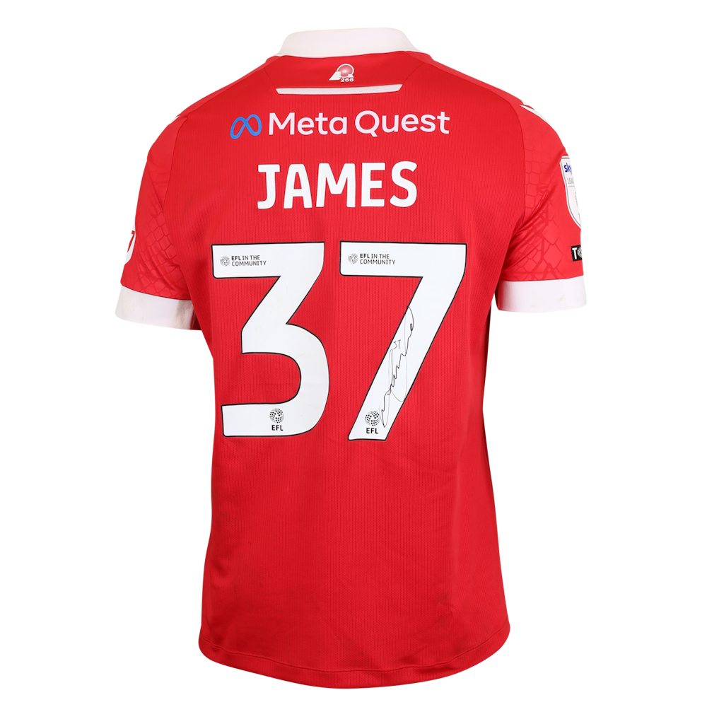 Matty James | Wrexham A.F.C. - Birmingham City | MatchWornShirt
