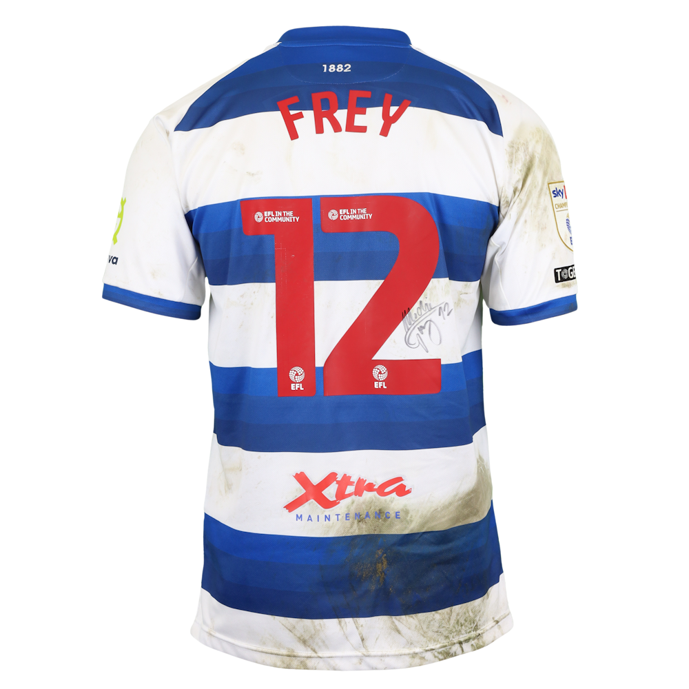 Michael Frey | Queens Park Rangers - Derby County | MatchWornShirt