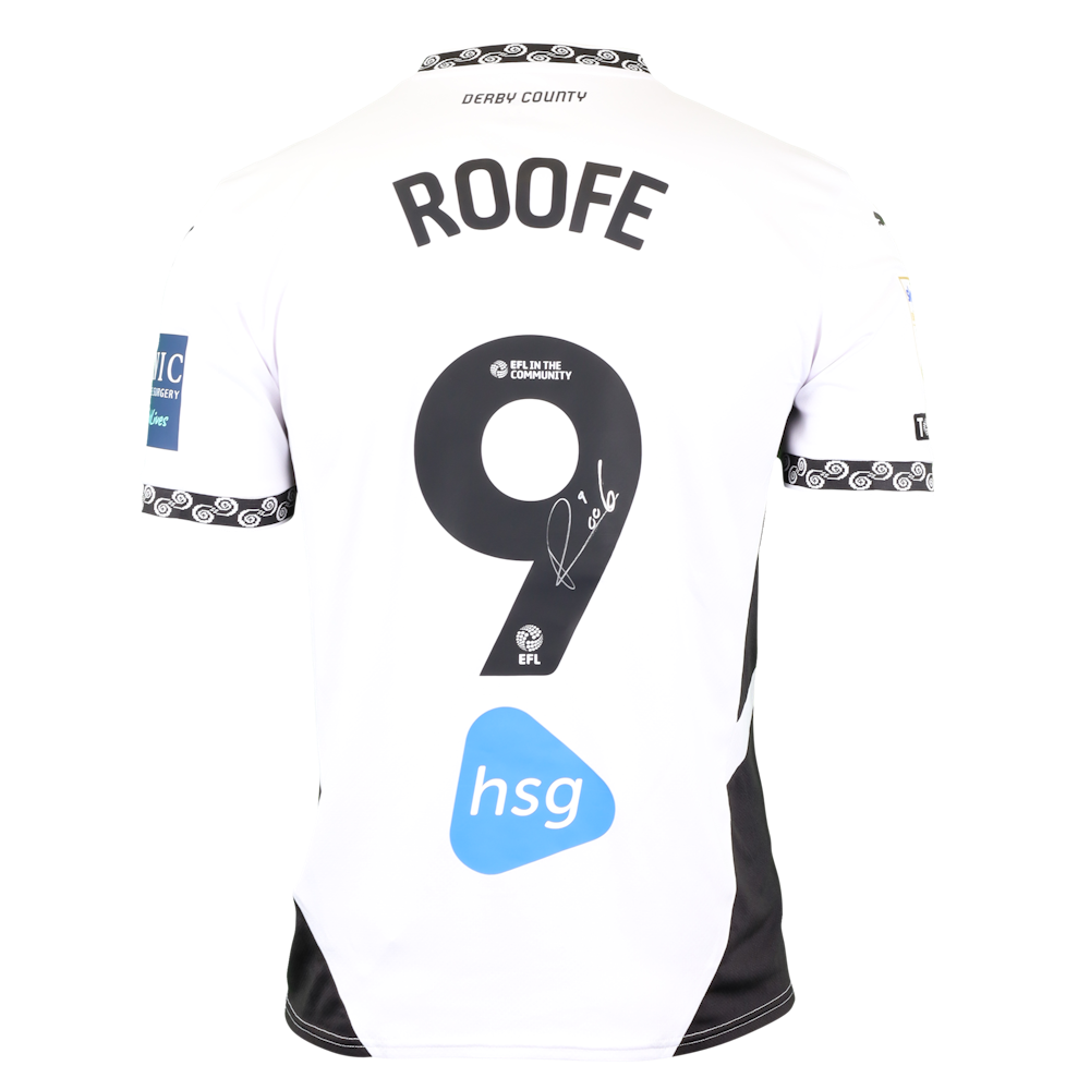 Kemar Roofe | Derby County - Millwall | MatchWornShirt