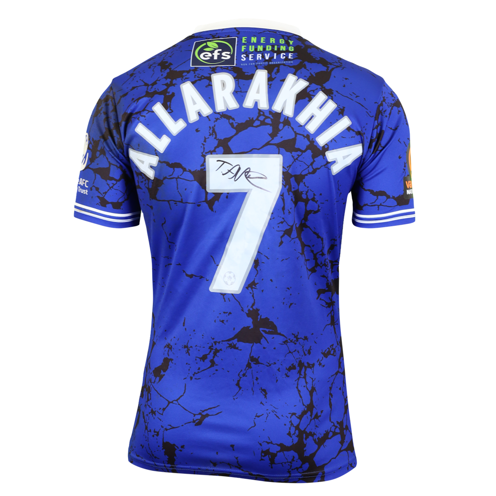 Tarryn Allarakhia | Rochdale - Altrincham | MatchWornShirt