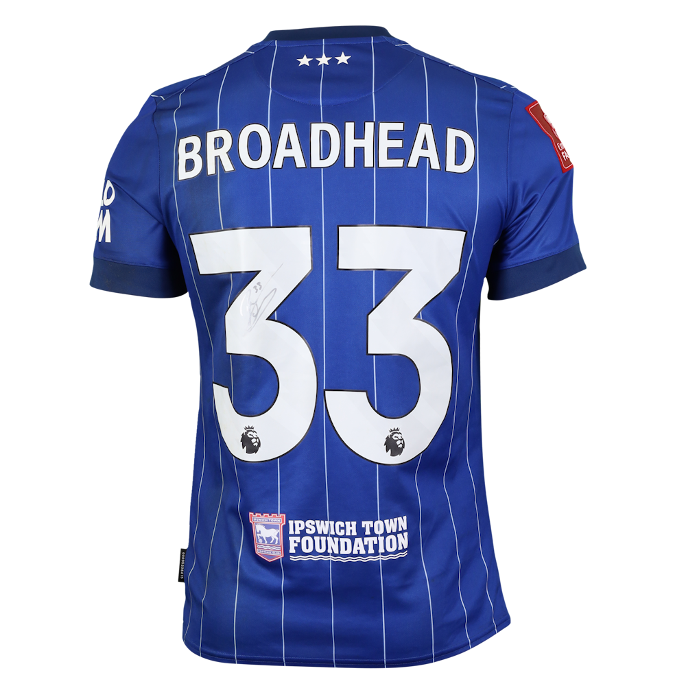 Nathan Broadhead | Nottingham Forest - Ipswich Town | MatchWornShirt