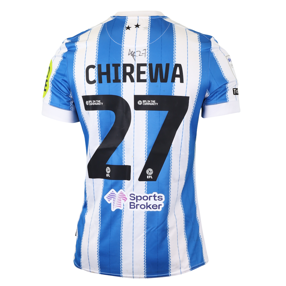 Tawanda Chirewa | Huddersfield Town - Wrexham | MatchWornShirt