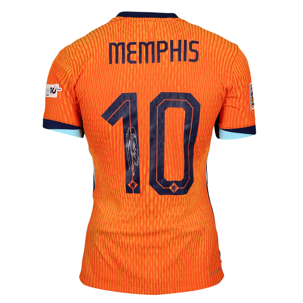 Memphis Depay | Netherlands - Spain | MatchWornShirt