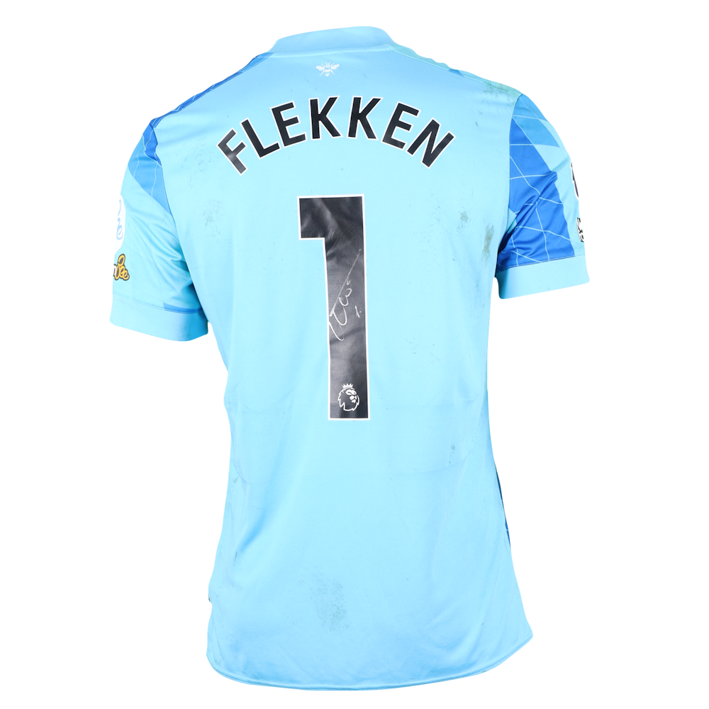 Mark Flekken | Newcastle United - Brentford | MatchWornShirt